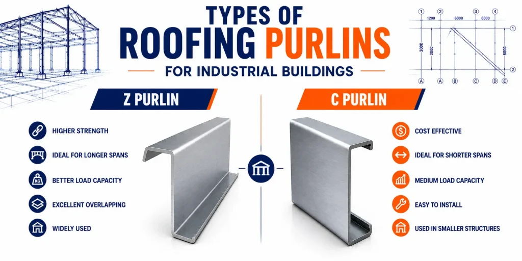 Roofing Purlins: Guide for Industrial & PEB Buildings